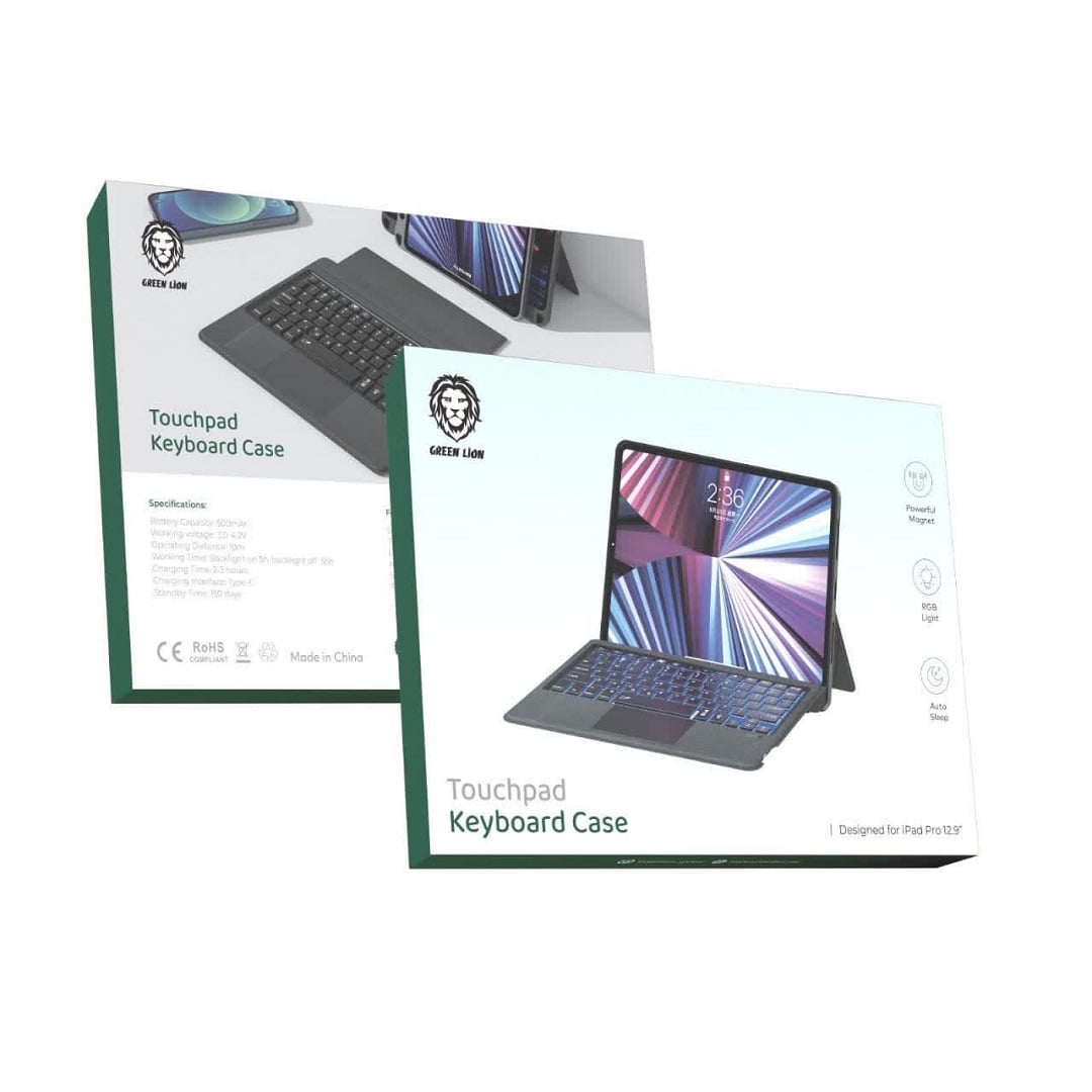  Green Touchpad Keyboard Case 